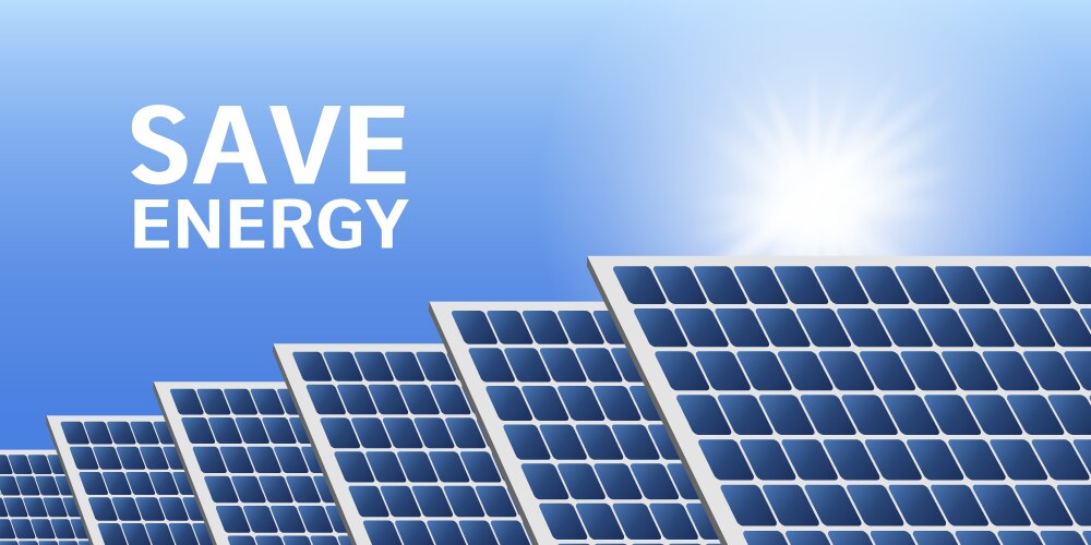 Solar energy icon Royalty Free Vector Image - VectorStock