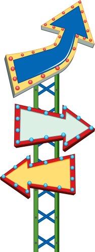 Circus Directional Arrow Sign Vector Images (over 140)