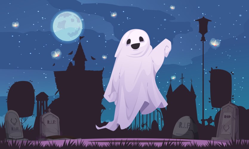 Ghost Cartoon Vector Images (over 80,000)