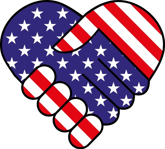 Hand shake logo Royalty Free Vector Image - VectorStock