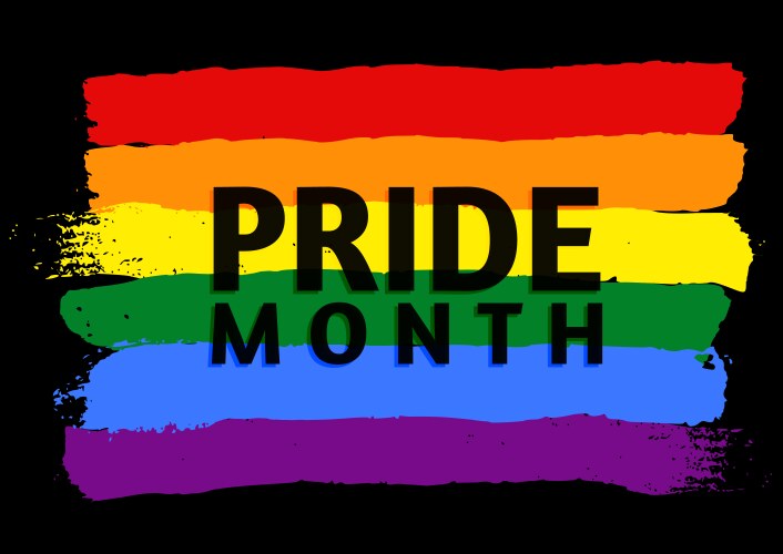 Beautiful creations celebrating pride month Vector Image