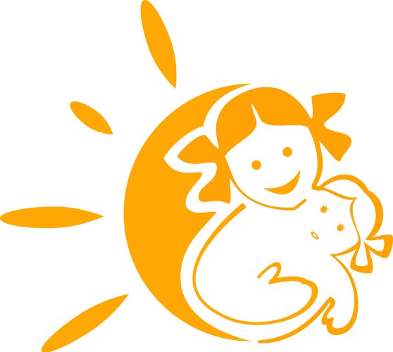 Logo kids Royalty Free Vector Image - VectorStock