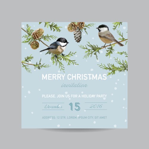 Christmas Invitation Card Vector Images (over 230,000)