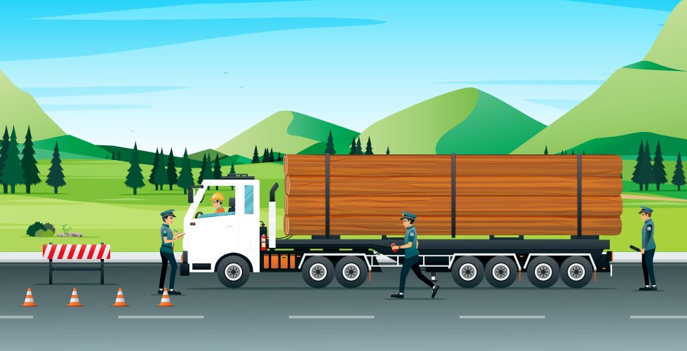Log Truck Vector Images (over 1,300)