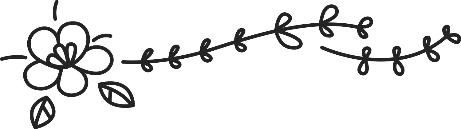 Cute daisy doodles flower clip art set Royalty Free Vector