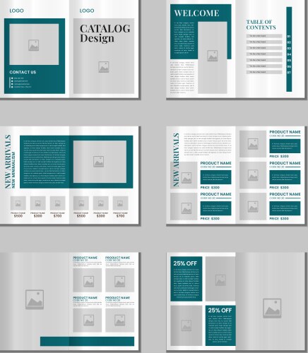 Product catalog Royalty Free Vector Image - VectorStock