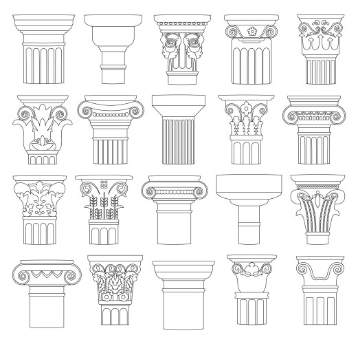 Column texture Royalty Free Vector Image - VectorStock