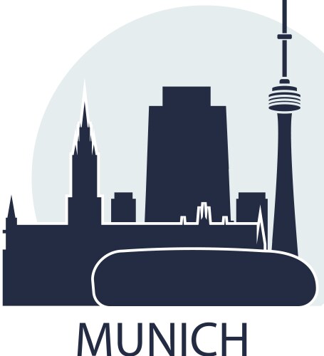 Munich logo Royalty Free Vector Image - VectorStock