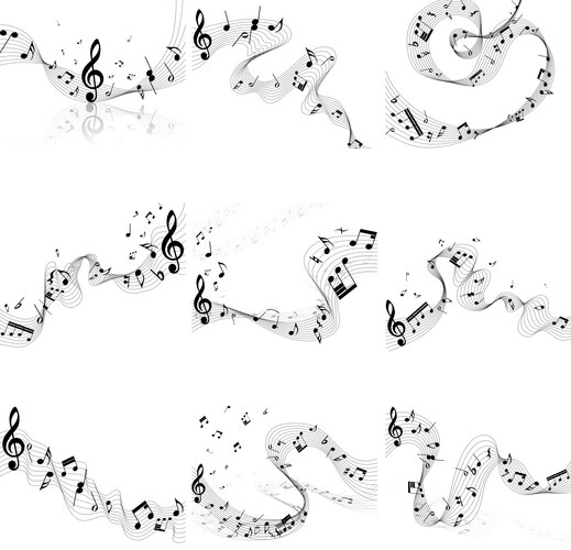 Music notes Royalty Free Vector Image - VectorStock