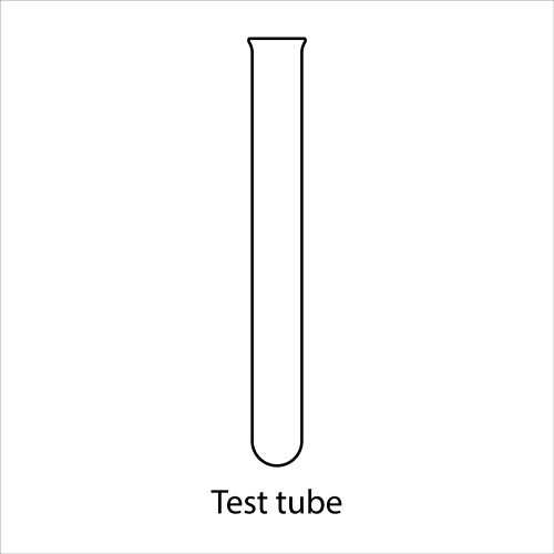 Schematic of a flat-bottomed flask Royalty Free Vector Image Schematic of a flat-bottomed flask Royalty Free Vector Image