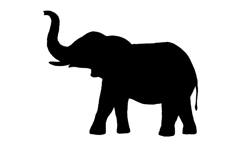 Elephant Trunk Up Vector Images (over 100)