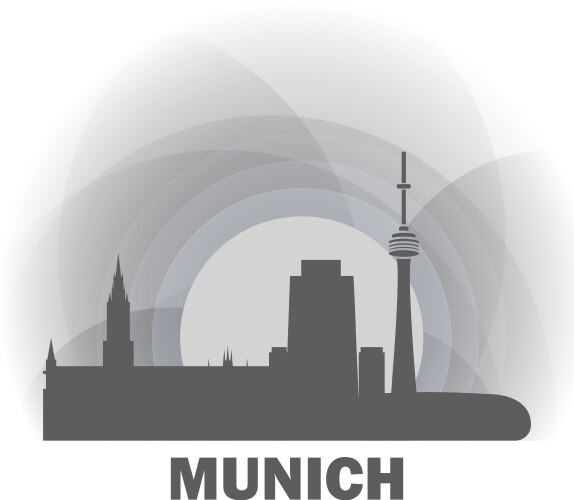 Germany munich Royalty Free Vector Image - VectorStock