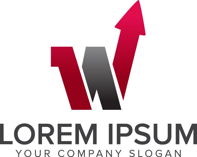 Arrow logo design Royalty Free Vector Image - VectorStock