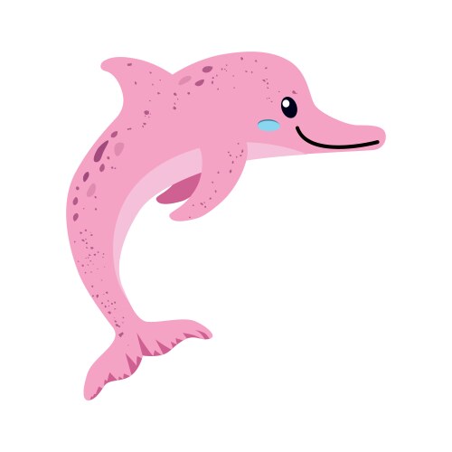 Pink Dolphin Cartoon Vector Images (over 250)