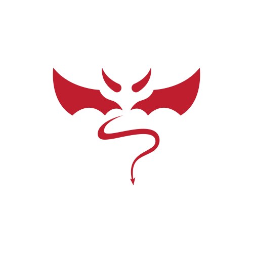 Devil logo Royalty Free Vector Image - VectorStock