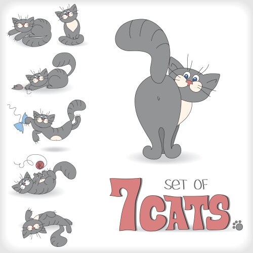 Number seven Royalty Free Vector Image - VectorStock