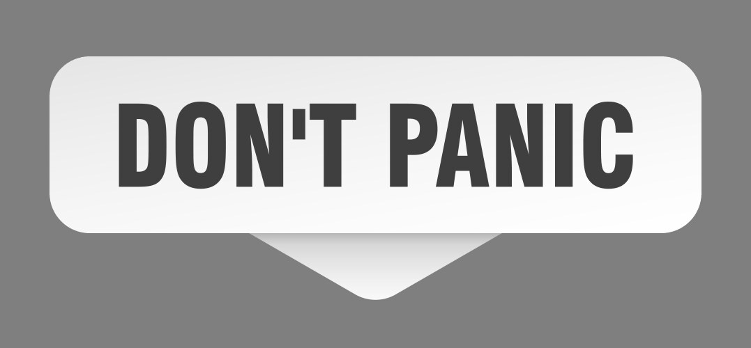 Dont Panic Vector Images (over 520)