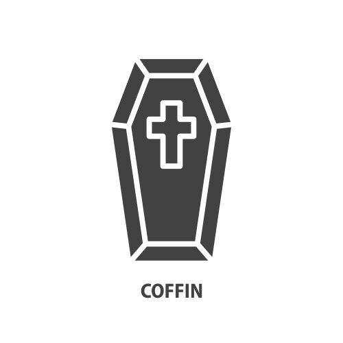 Coffin rip icon Royalty Free Vector Image - VectorStock