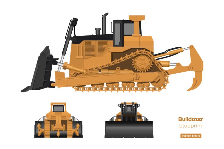 Bulldozer Drawing Vector Images (over 1,700)