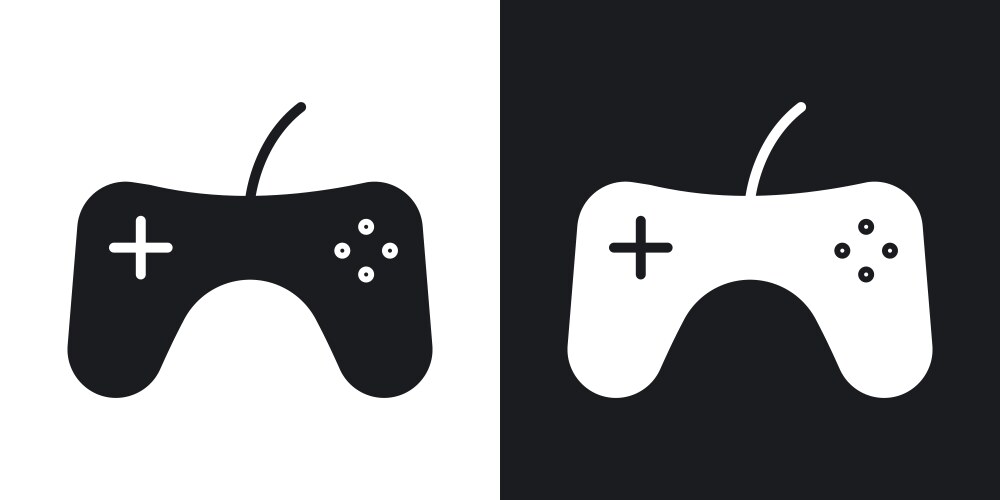 Gamepad icon set Royalty Free Vector Image - VectorStock