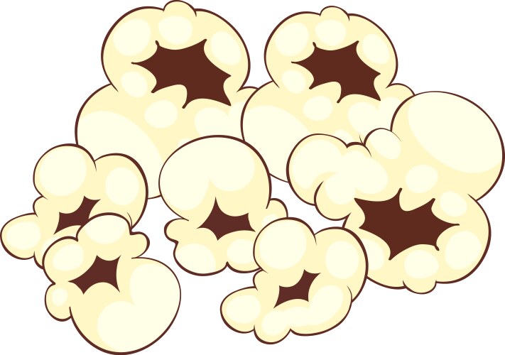 Popcorn Piece Clip Art