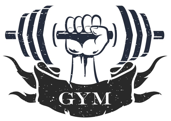 Gym symbol Royalty Free Vector Image - VectorStock