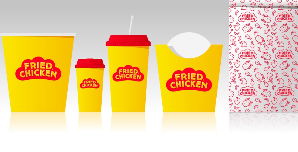 Fast food icon set Royalty Free Vector Image - VectorStock