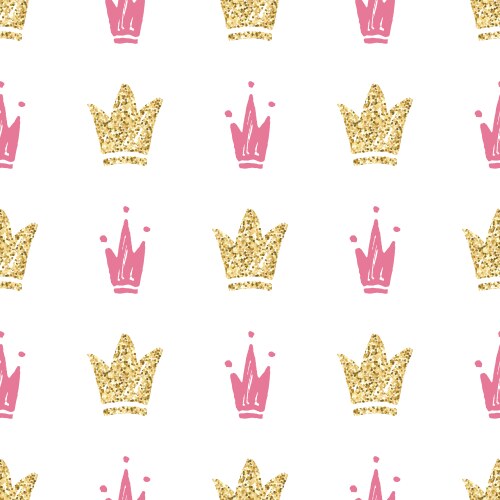 Seamless make up pattern with brushes eyeshadow Vector Image