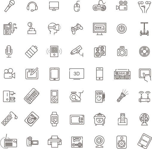 Computer Outline Vector Images (over 590,000)