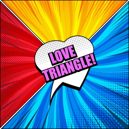 Romantic and amorous comic concept Royalty Free Vector Image