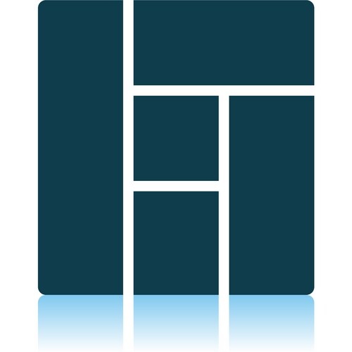 Icon of parquet plank pattern Royalty Free Vector Image