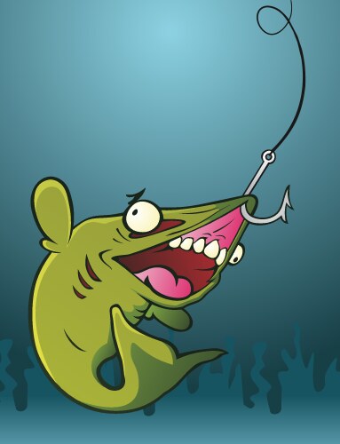 Cartoon Hook Fish Vector Images (over 4,300)