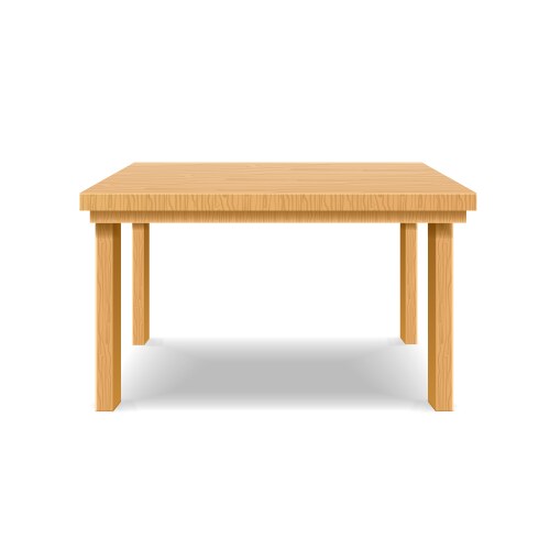 Wooden table Royalty Free Vector Image - VectorStock