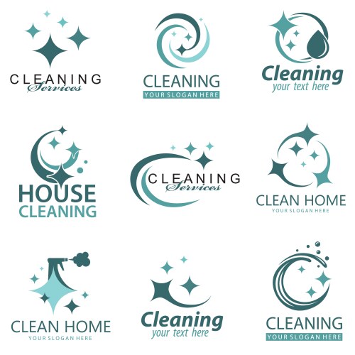 Cleaning service design Royalty Free Vector Image
