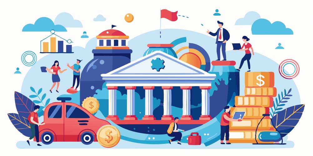 Banking System Vector Images (over 31,000)