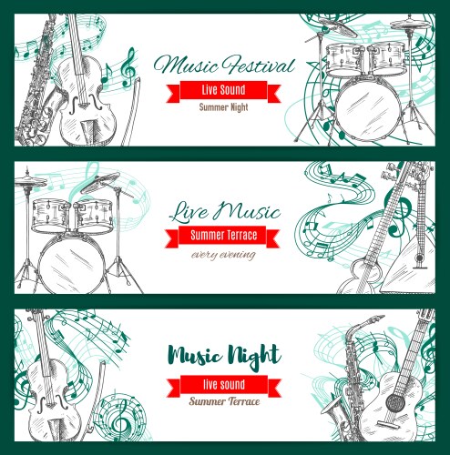 Music Notes Banner Vector Images (over 8,600)