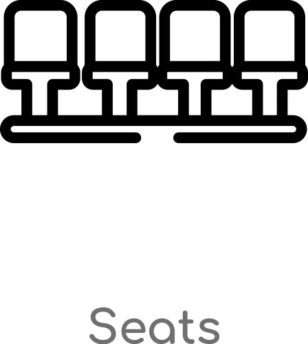 Outline manicure icon isolated black simple line Vector Image
