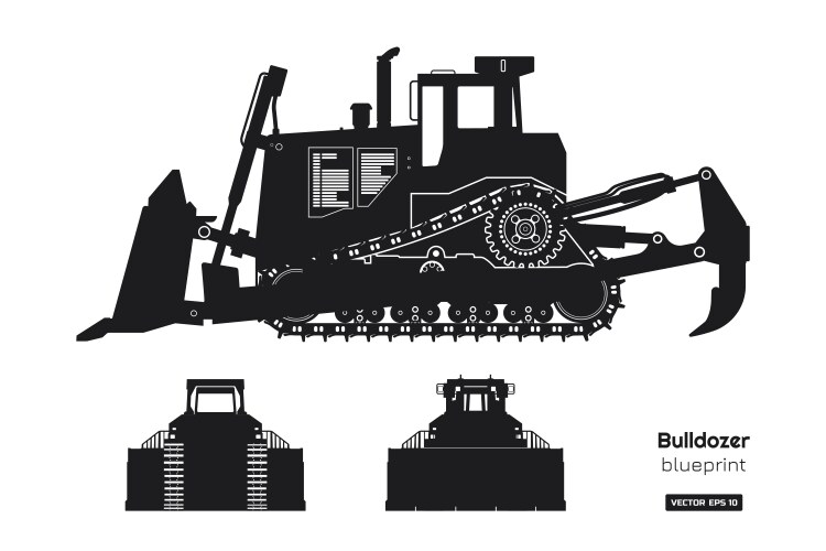 Dozer Vector Images (over 1,700)