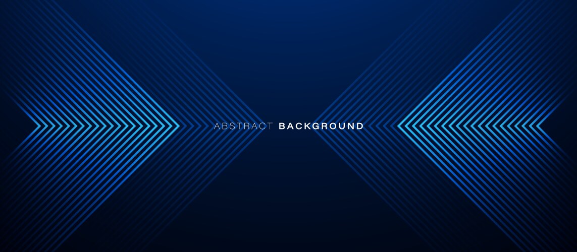 Dark blue abstract background with glowing Vector Image