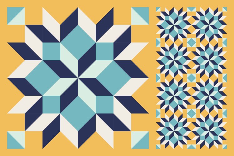 Quilt Star Vector Images (over 400)