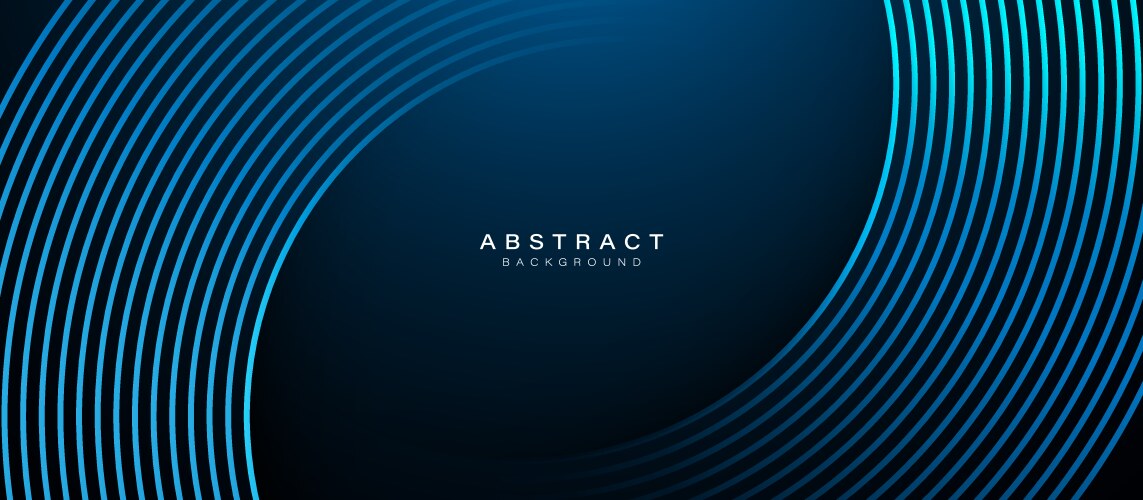 Dark blue abstract background with glowing Vector Image