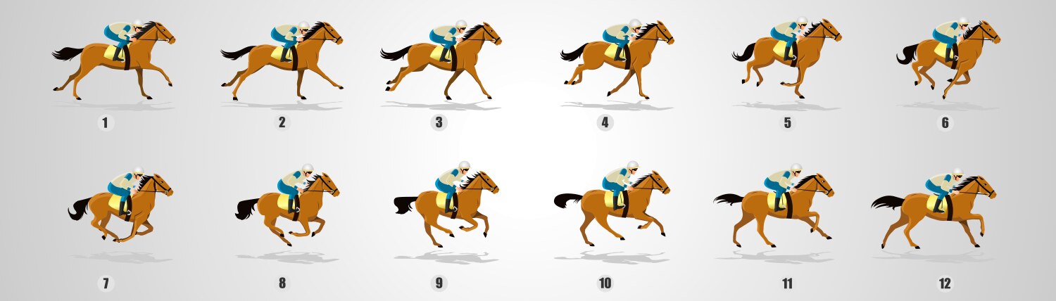 Running Sprite Vector Images (over 330)