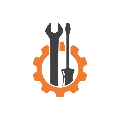 Maintenance logo icon Royalty Free Vector Image