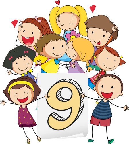 Number five Royalty Free Vector Image - VectorStock