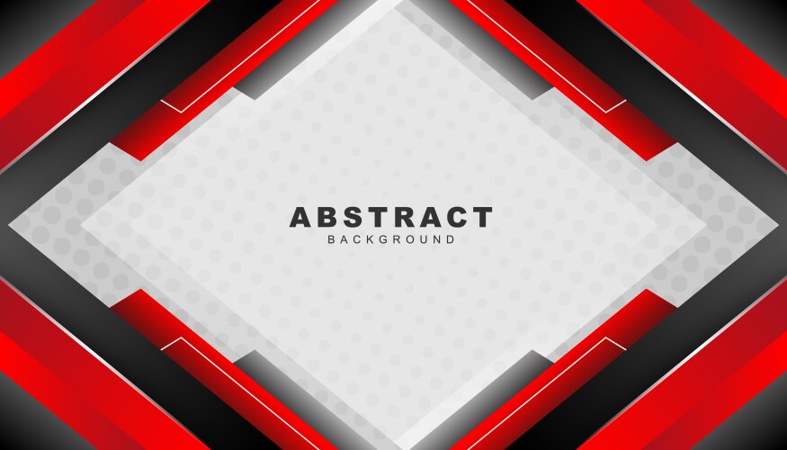 Abstract futuristic background in red and black Vector Image