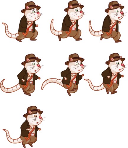 Running Sprite Vector Images (over 330)