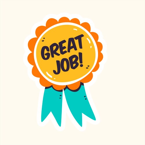 Winner label or sticker Royalty Free Vector Image