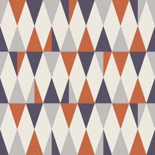 Mid century modern pattern geometric shapes Vector Image