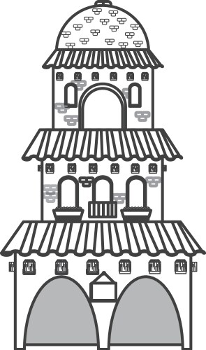 Spanish Colonial House Vector Images (60)