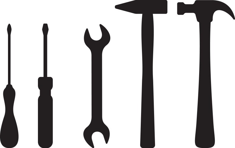Wrench tool 3d realistic Royalty Free Vector Image